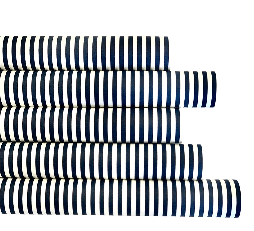 Wrapping Paper Navy Stripe | Daily Wrap